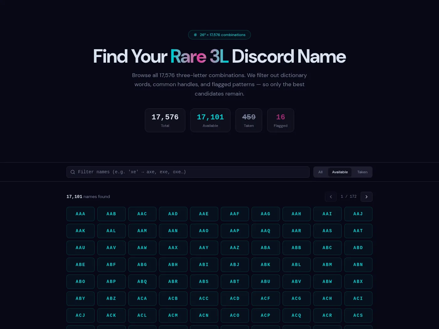 3L Discord Name Finder
