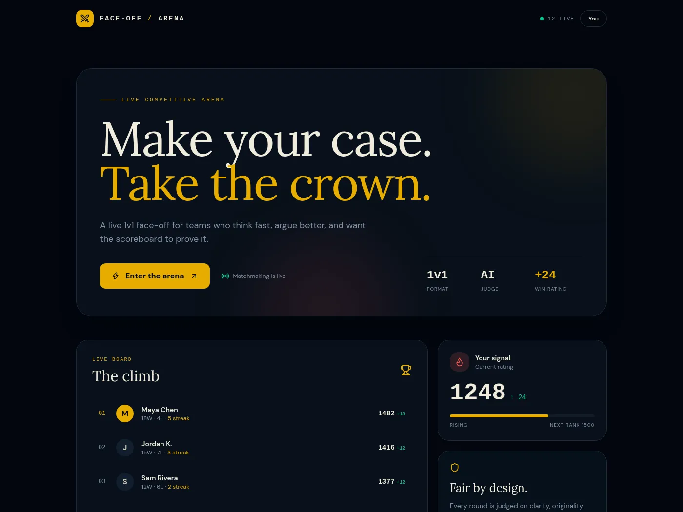 Face-Off Arena