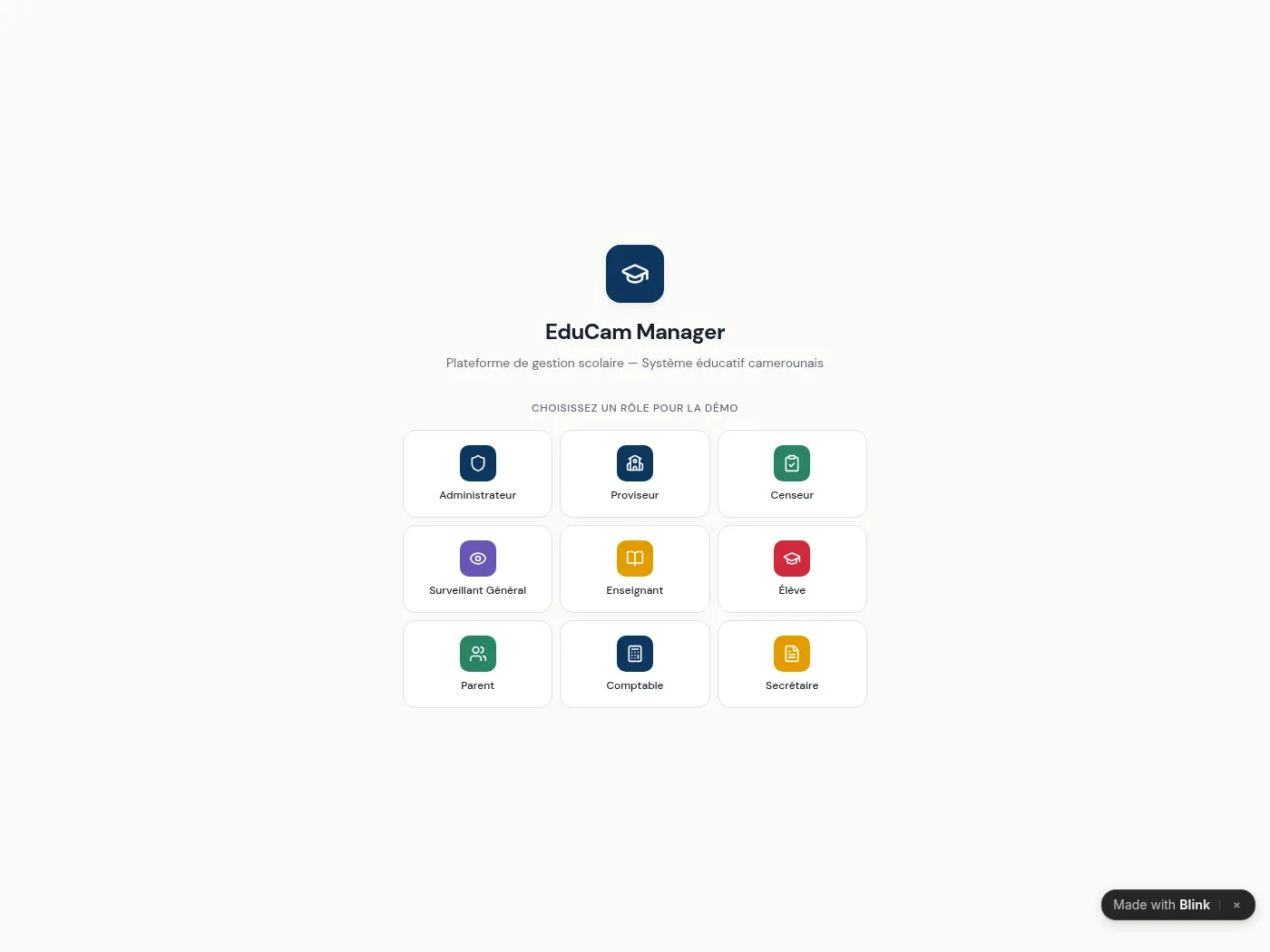 EduCam Manager