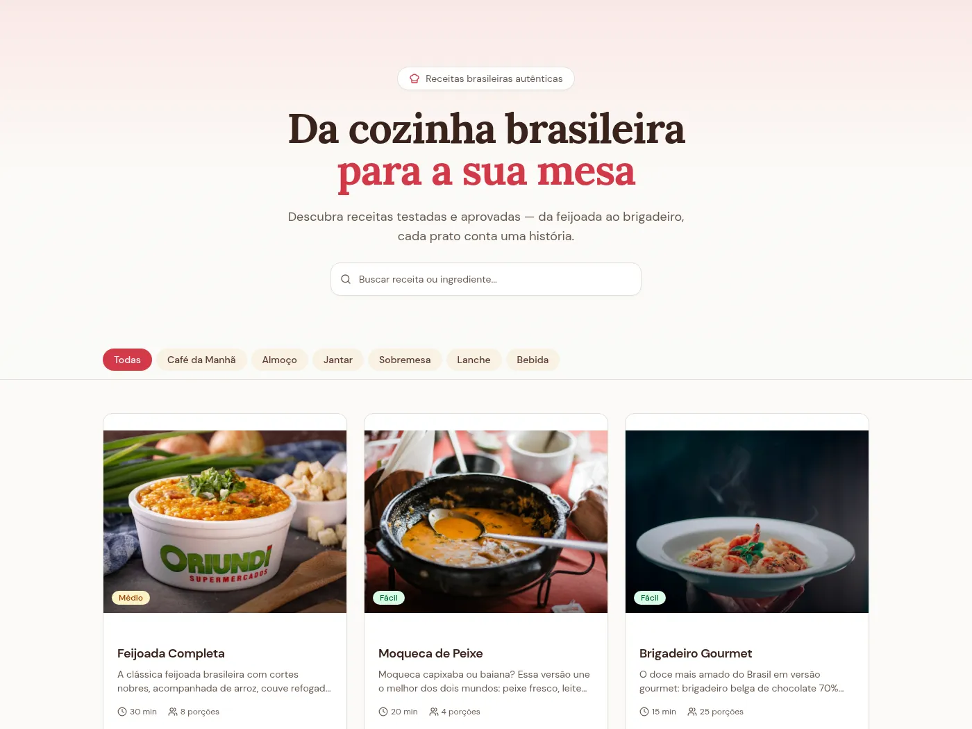 Receitas Fáceis App