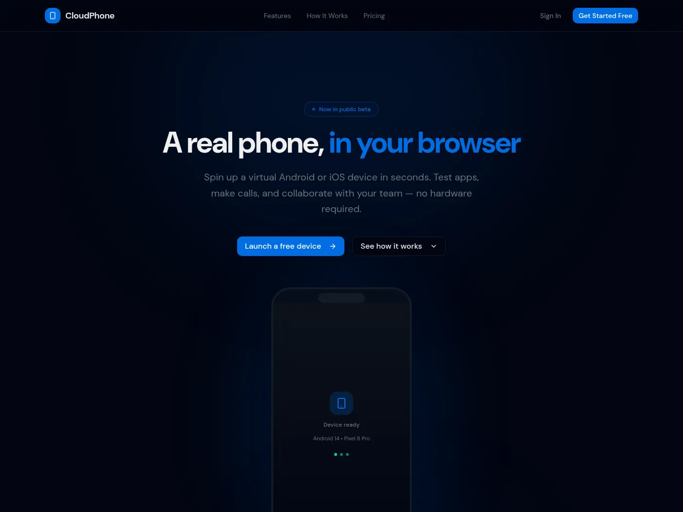 CloudPhone Playground