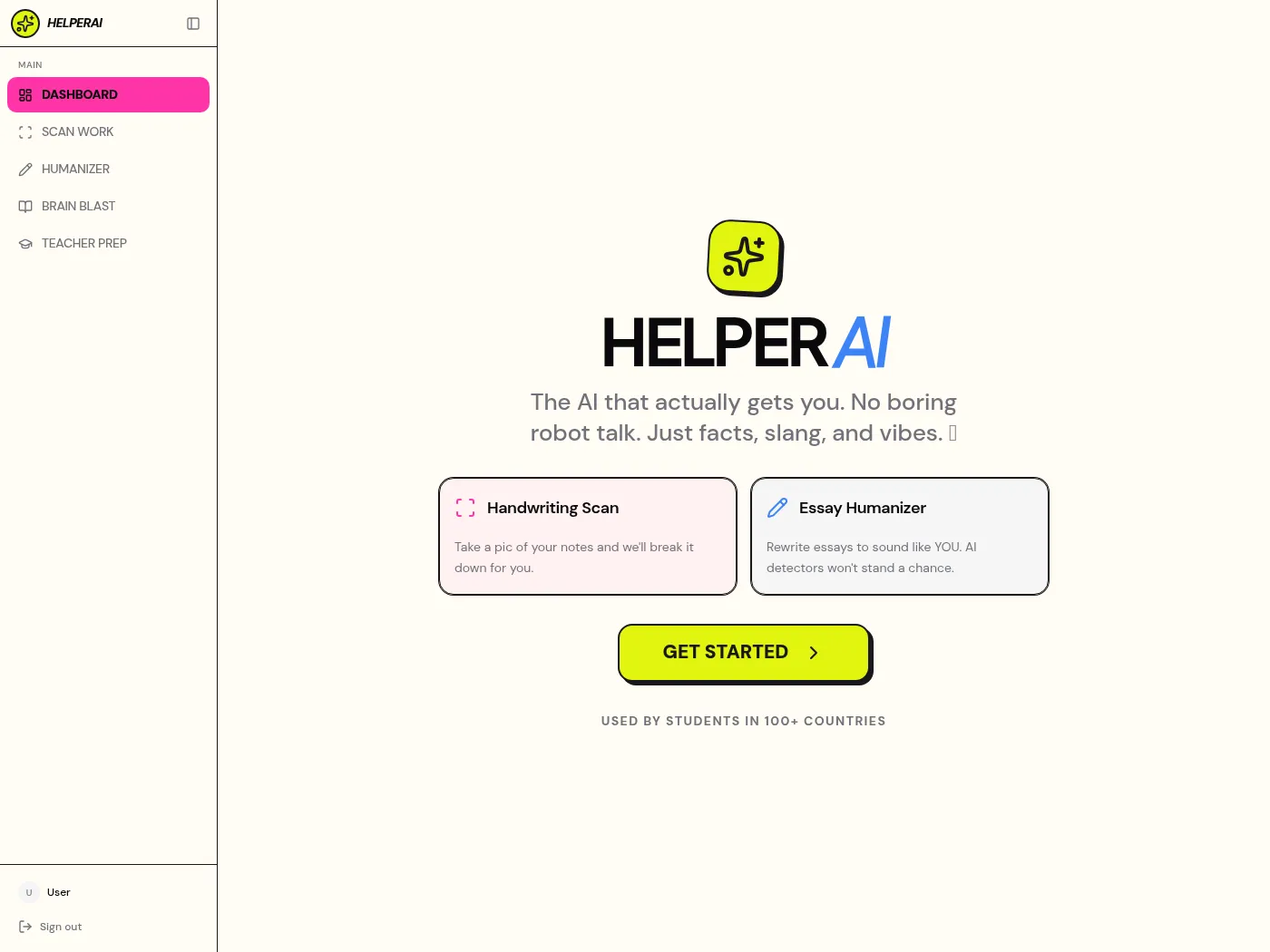 HelperAI: Student Writing Genius