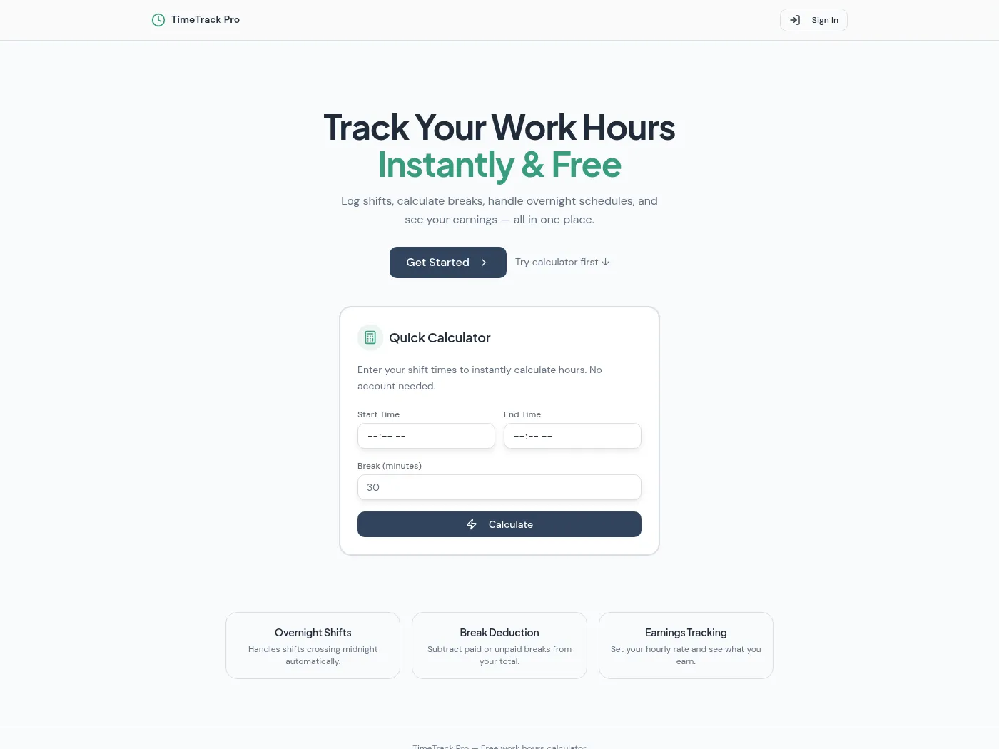 TimeTrack Pro