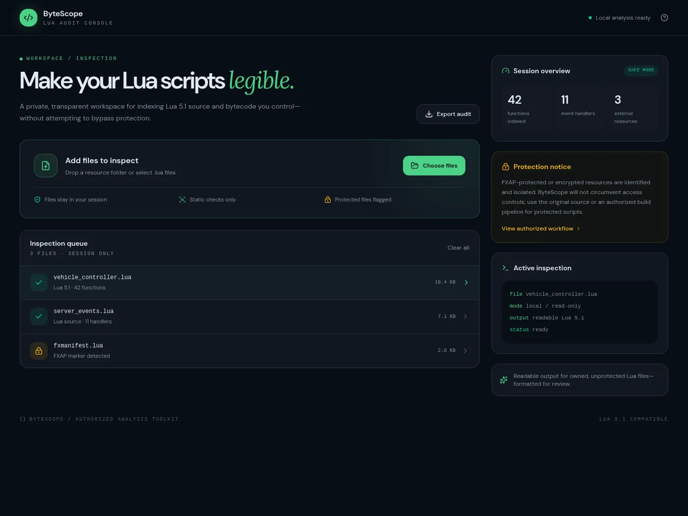 FiveM Lua Decryptor Pro