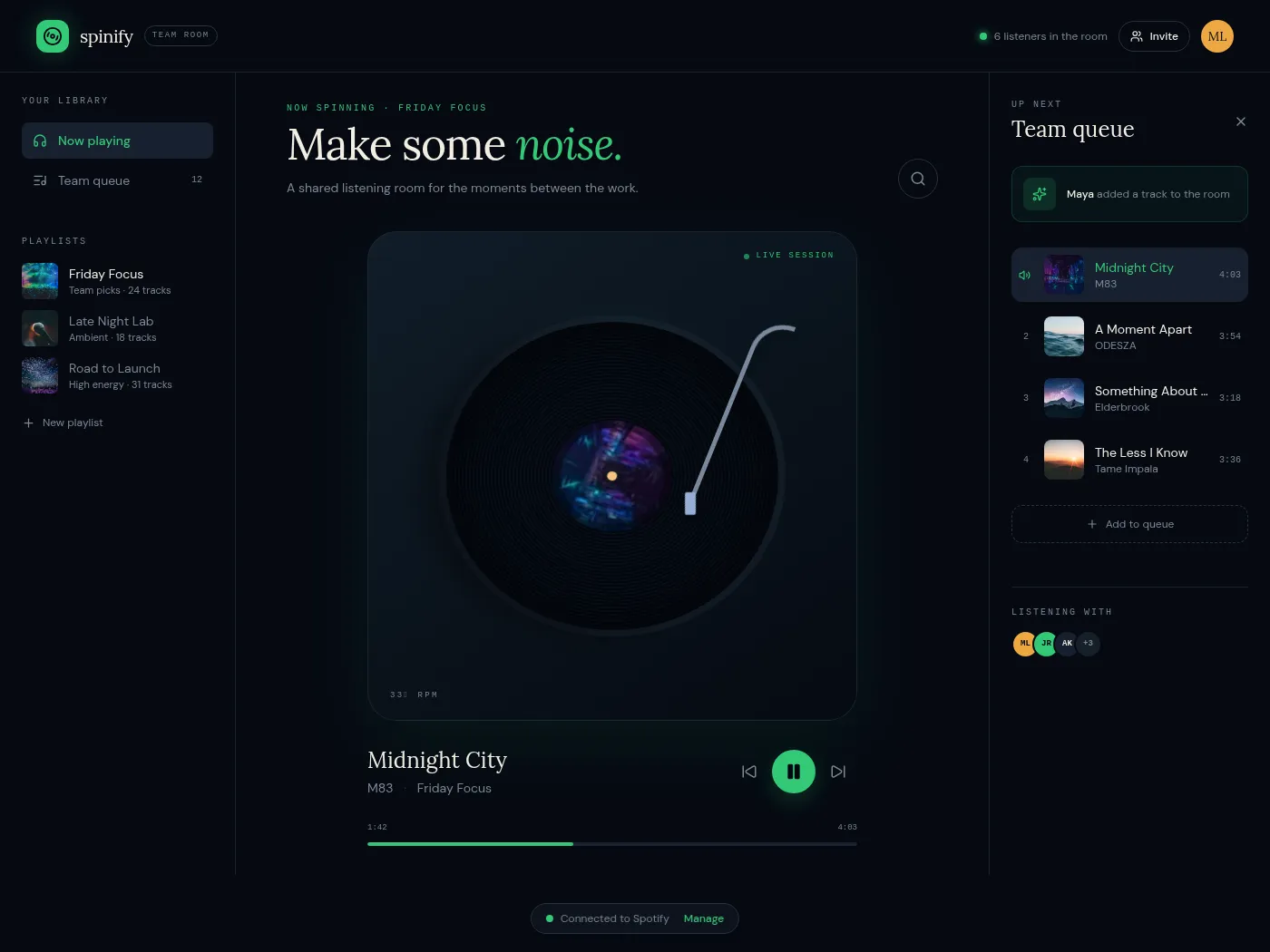 Spinify 3D Player