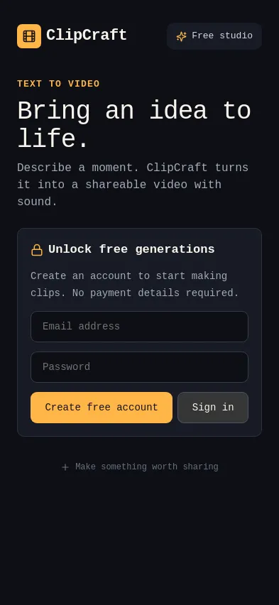 ClipCraft Mobile