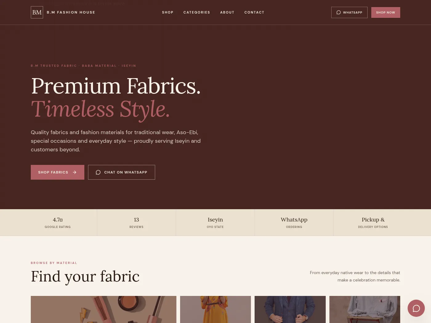 BM Trusted Fabric Website