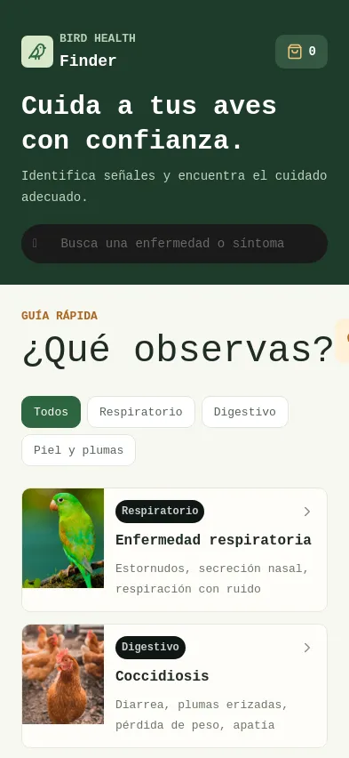 Bird Health Finder