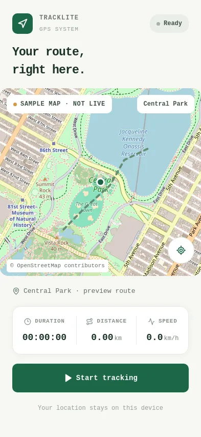 TrackLite Mobile GPS