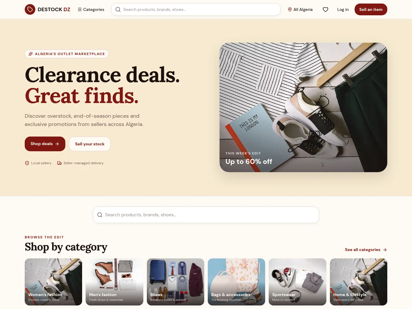 Destock DZ Marketplace