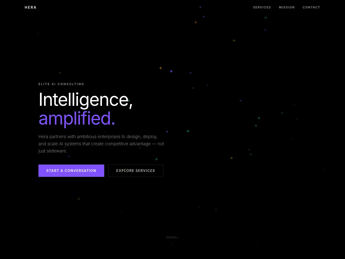 Hera AI Consulting Site