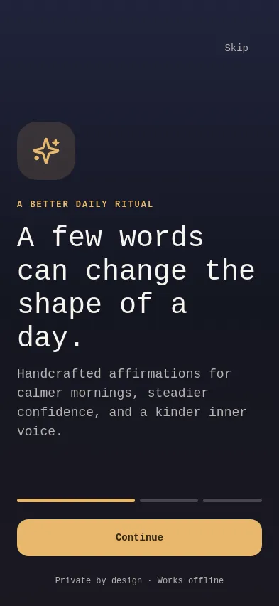 Better Mindful Affirmations