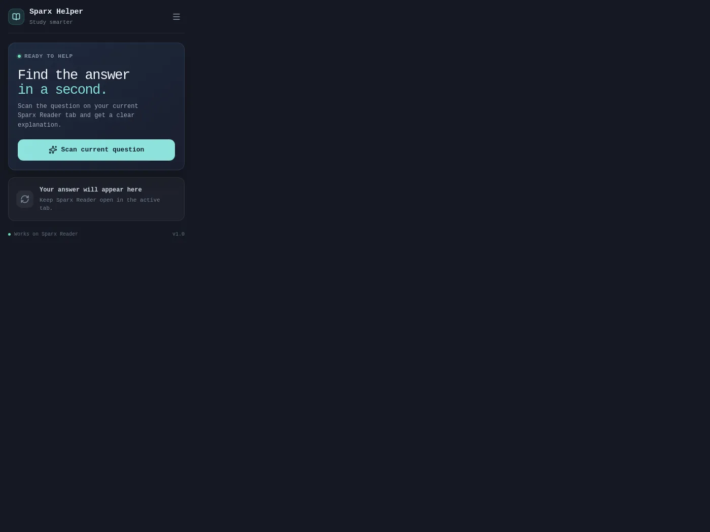 Sparx AI Helper