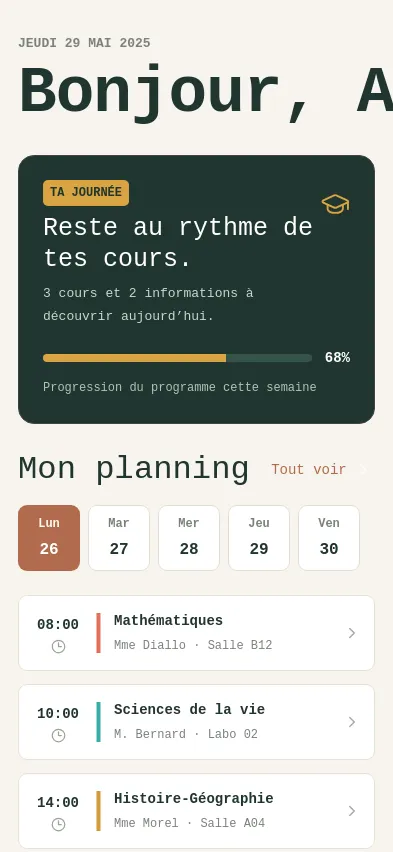 EduTrack Mobile