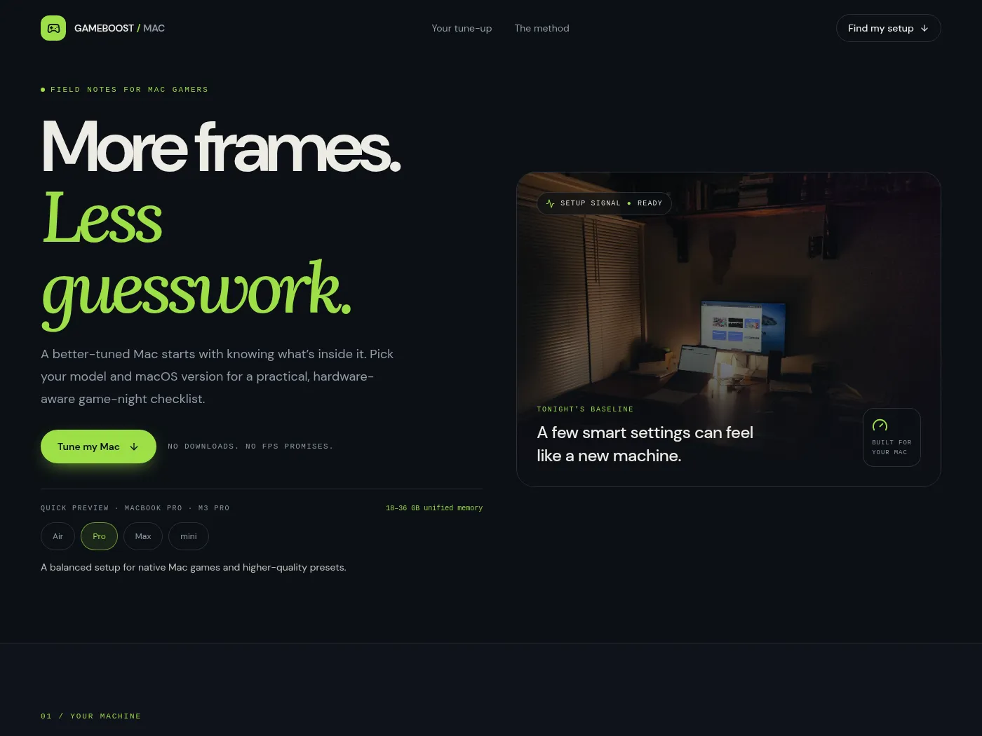 Mac GameBoost Hub