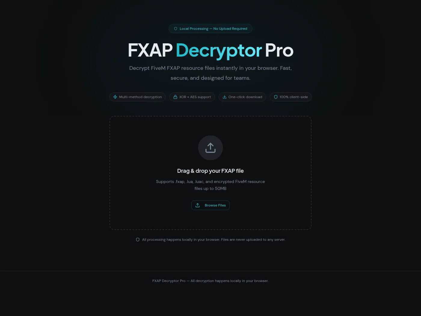 FXAP Decryptor Pro