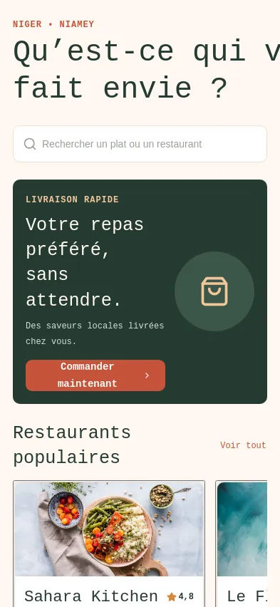Niger Delivery App