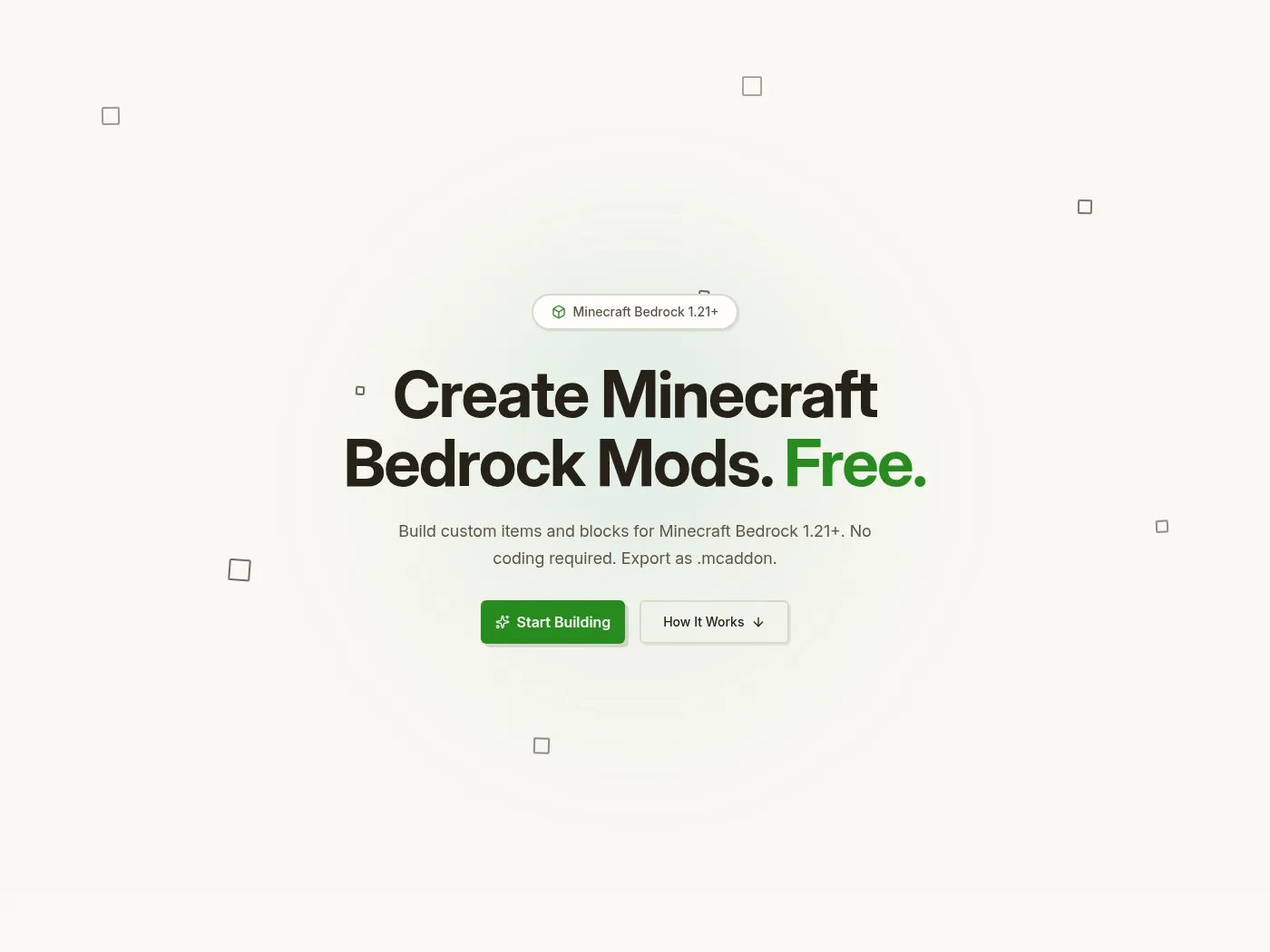 Bedrock Mod Creator