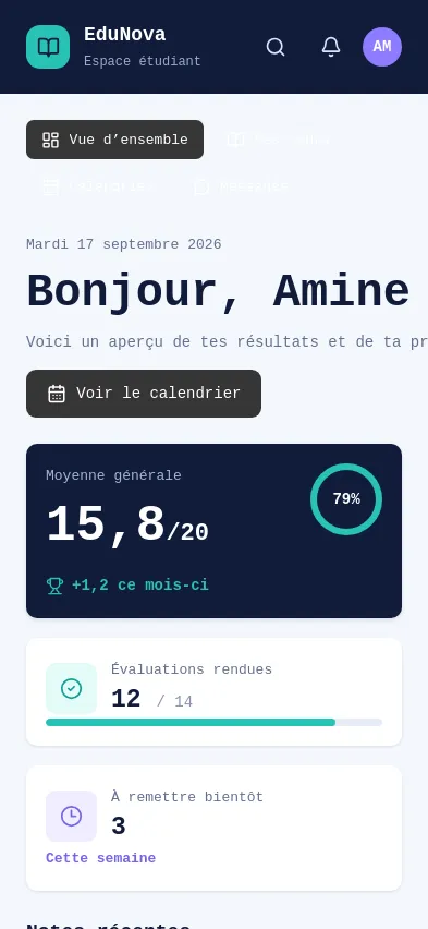 EduNova Mobile Suite