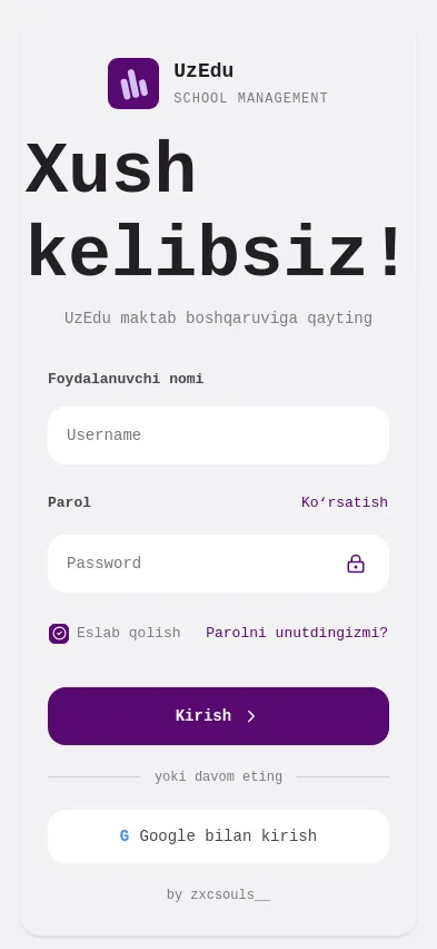 UzEdu School App