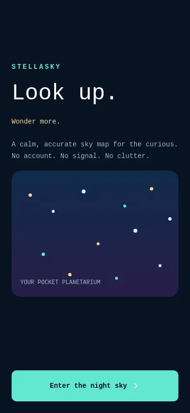 StellaSky Map