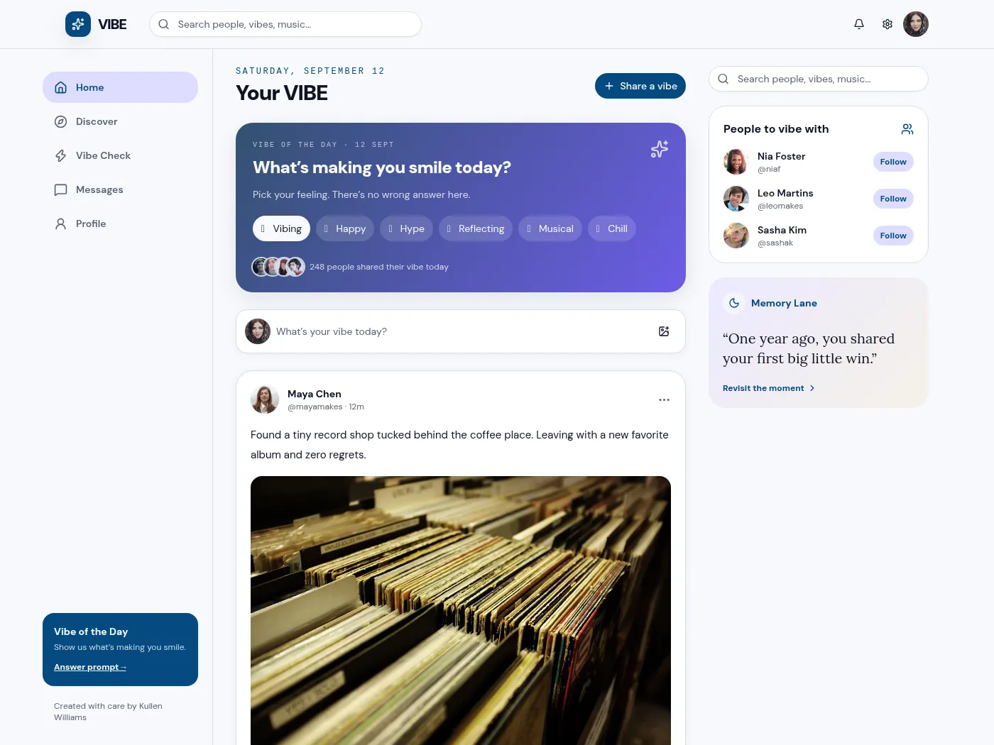 VIBE Social Platform