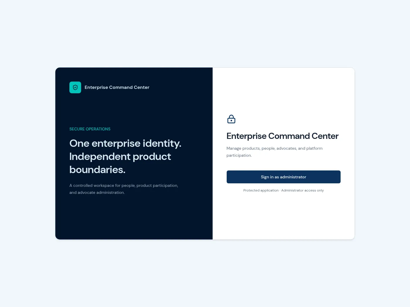 Enterprise Command Center