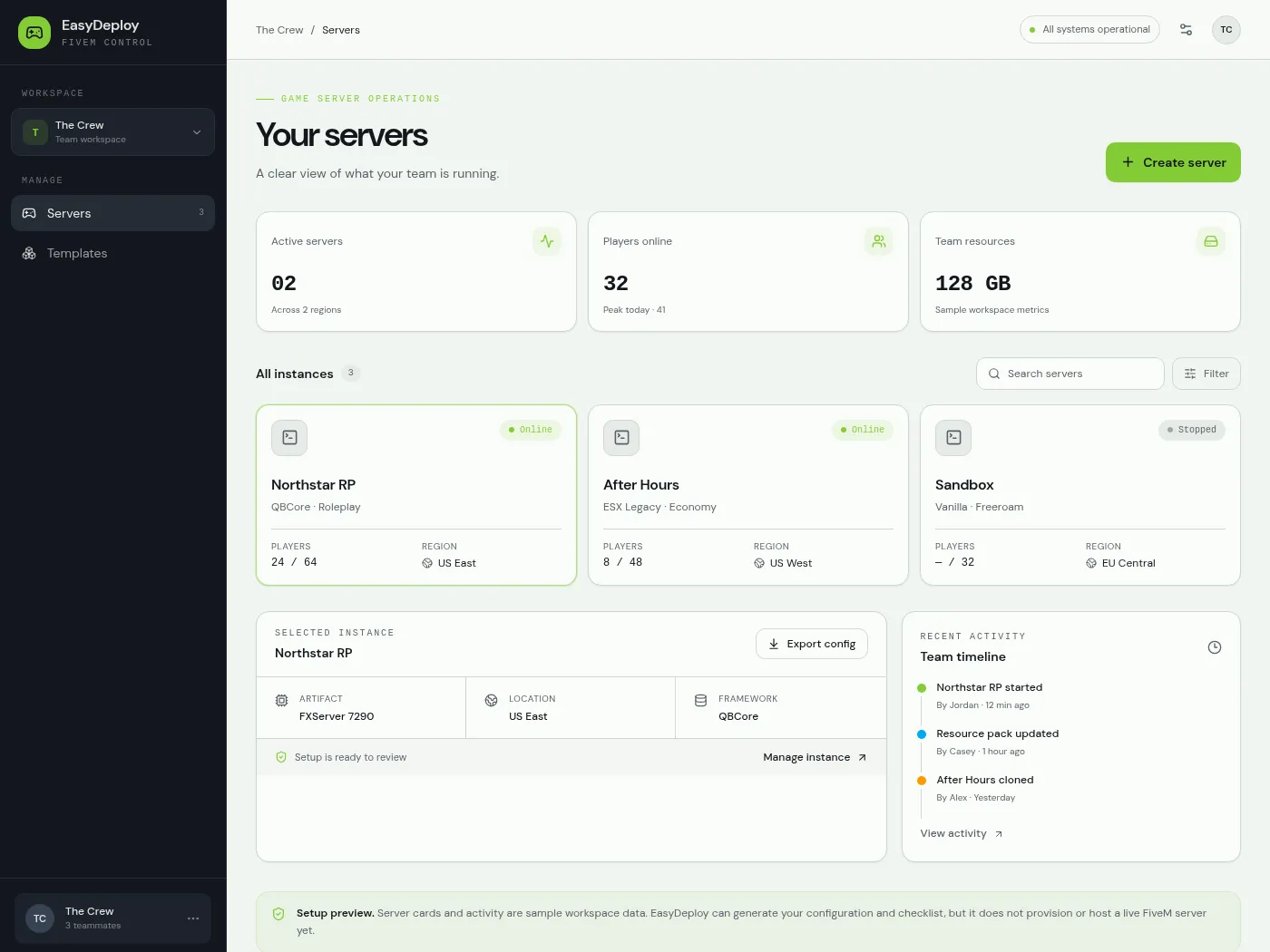 FiveM Server EasyDeploy