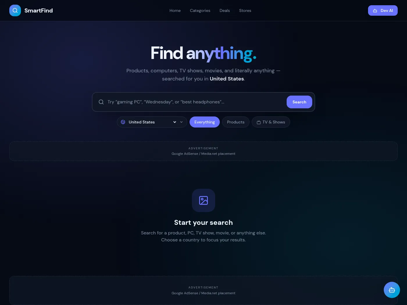 SmartFind Universal Search