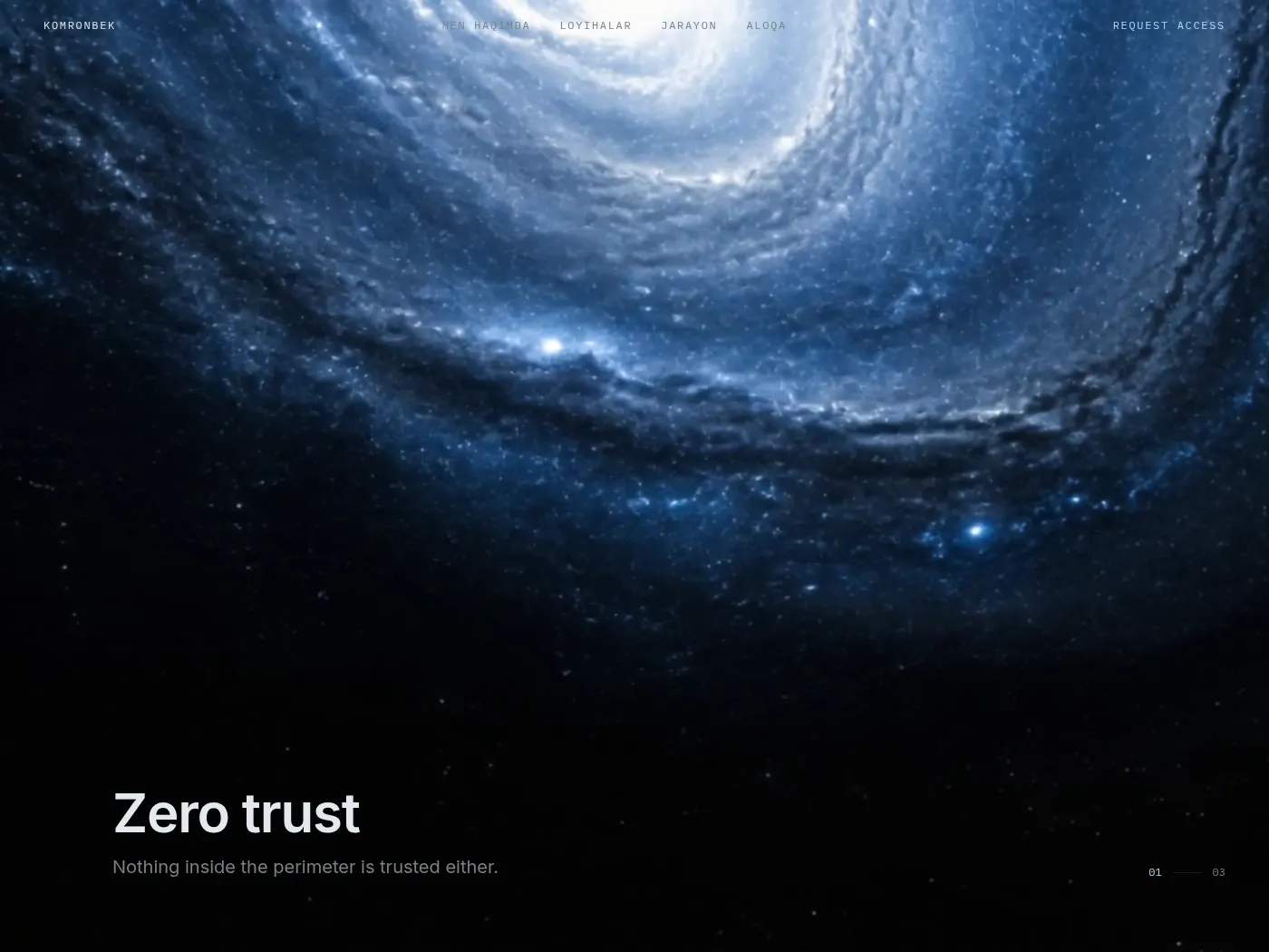 Nullpoint Hero Scrollsite (Remix)