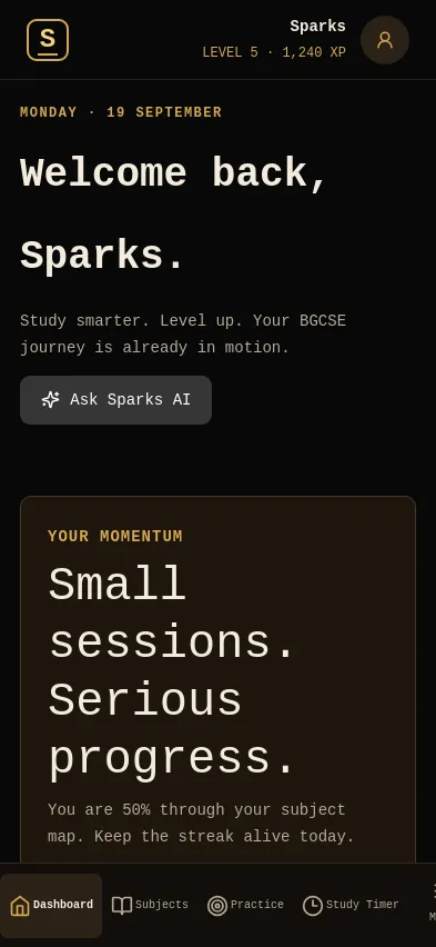 SPARKS HUB Study Platform