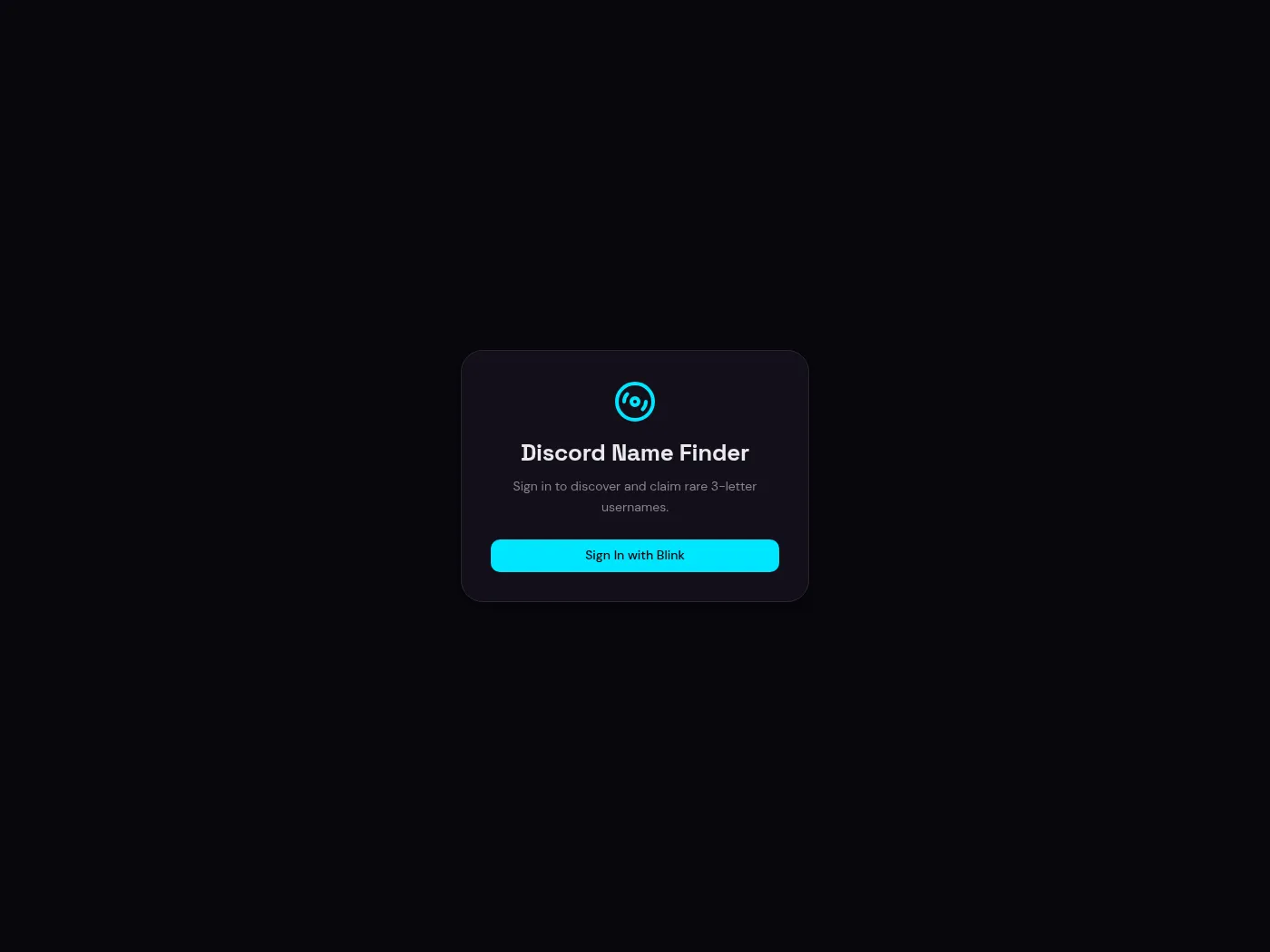 Discord Name Finder