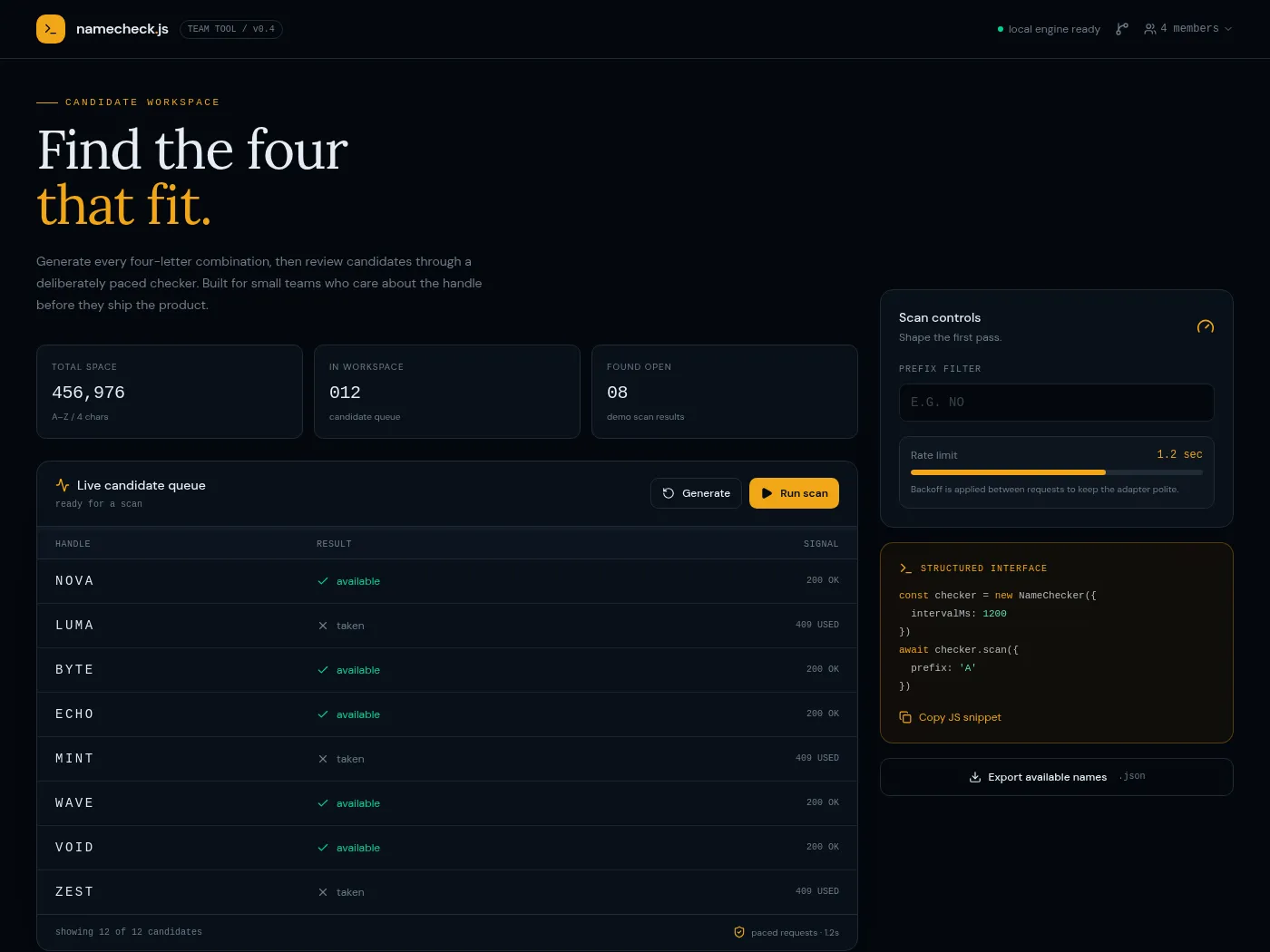 Discord Name Checker