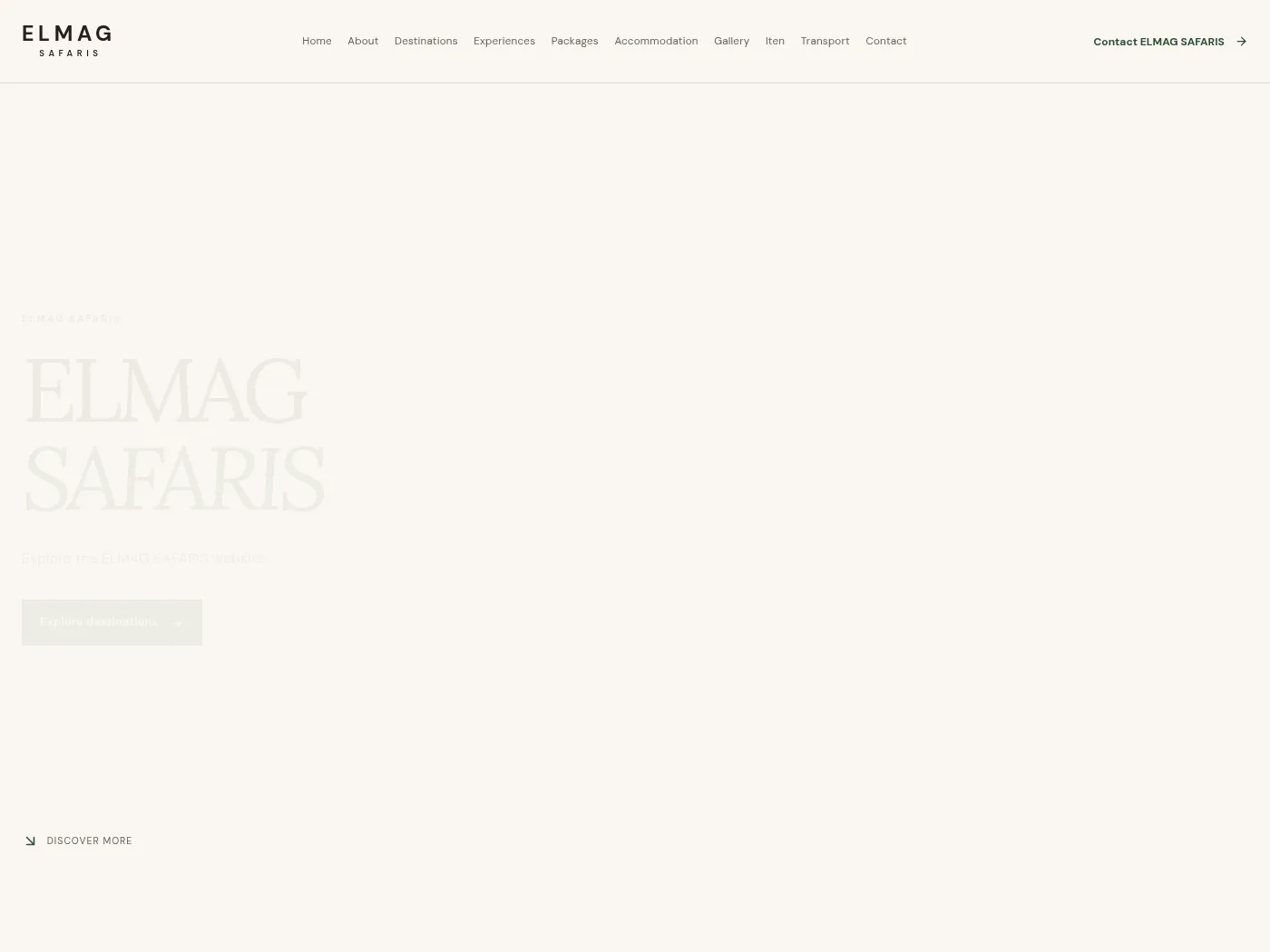 ELMAG Safaris Website Rebuild
