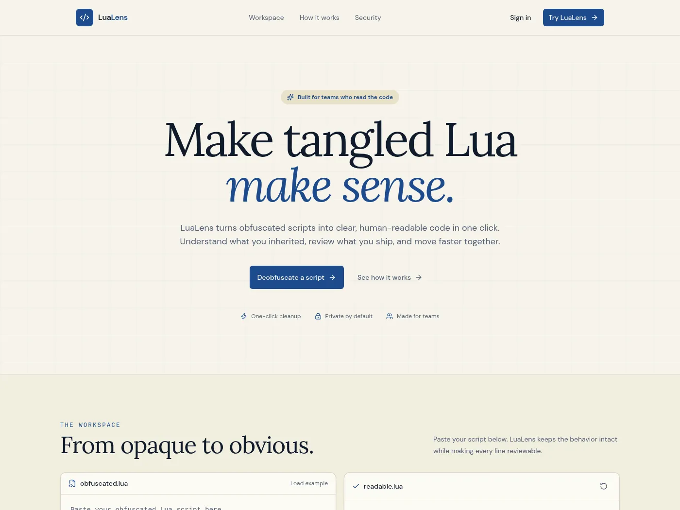 Lua Deobfuscator AI