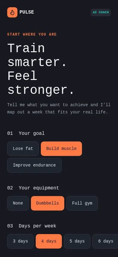 AI Workout Coach