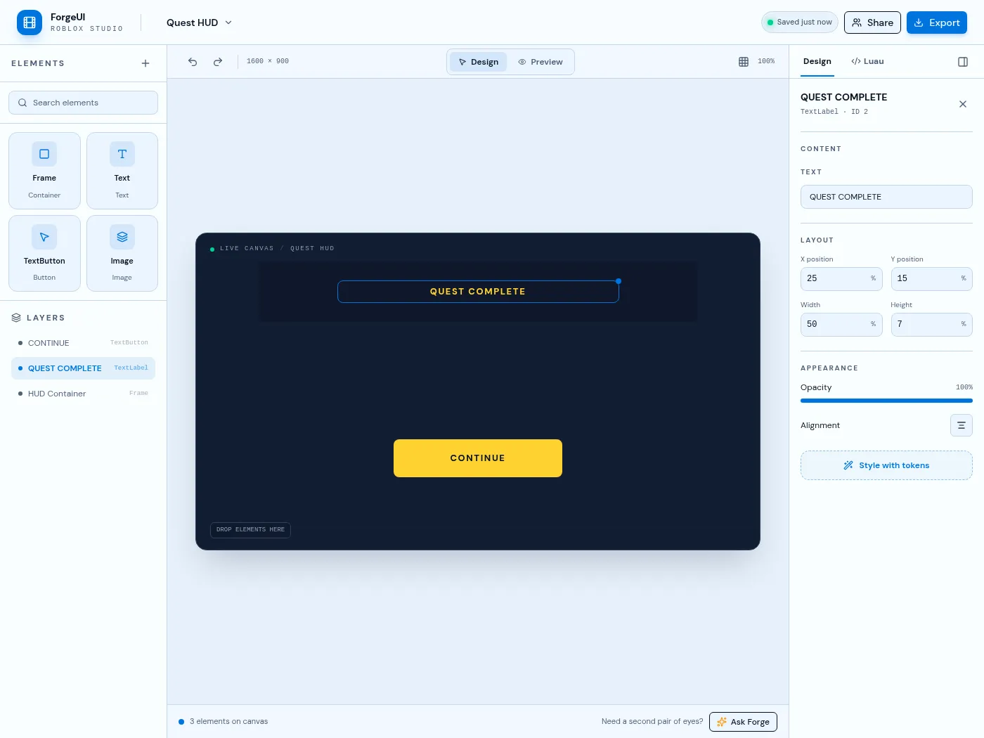 Roblox UI Maker