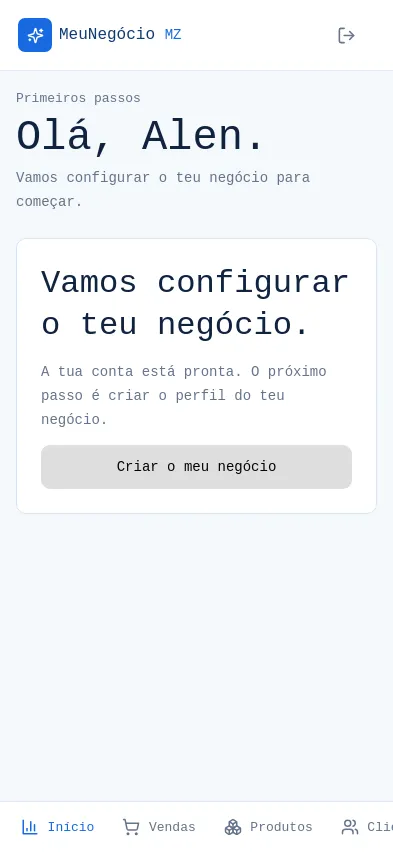 MeuNegócio MZ SaaS