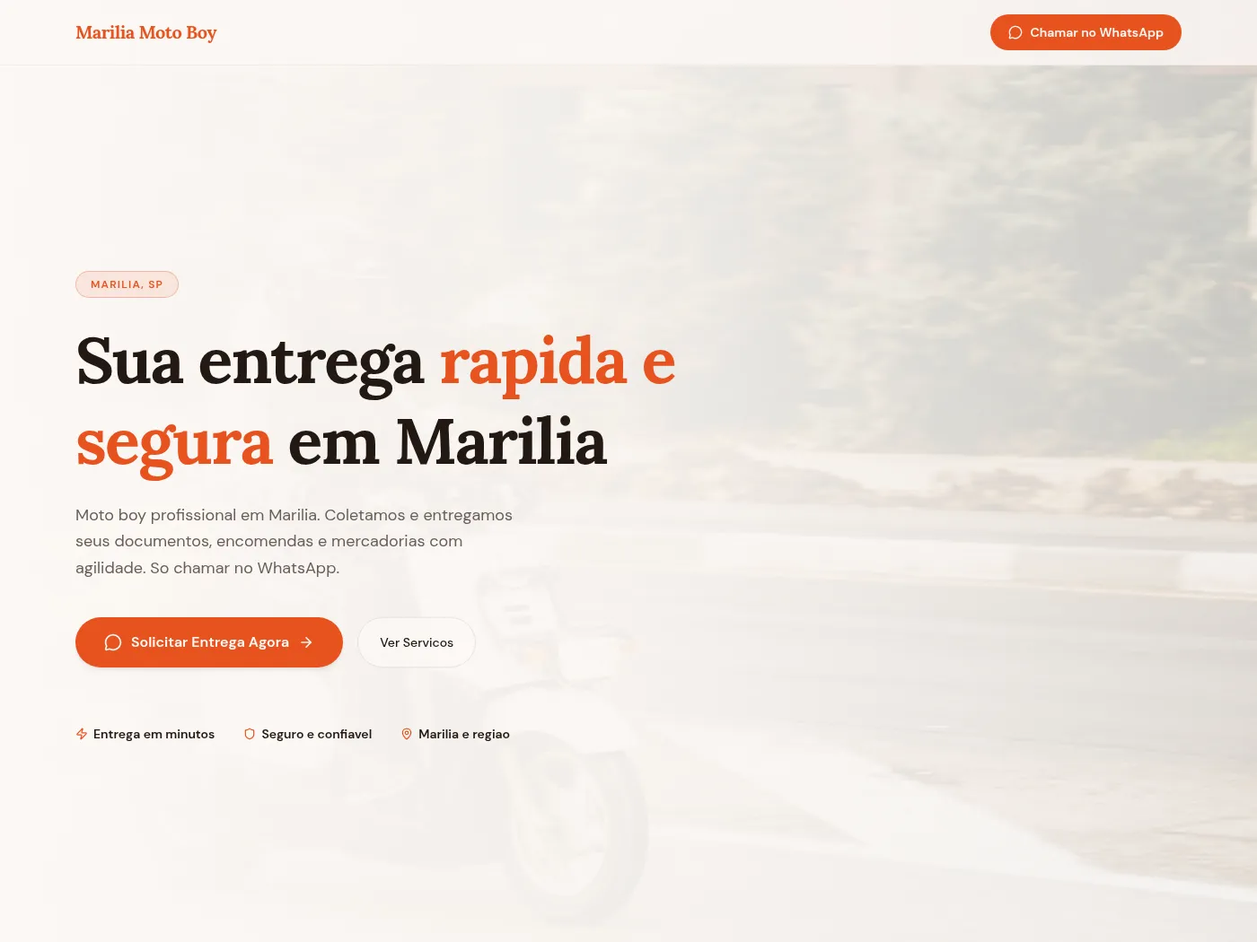 Marília Moto Boy Site