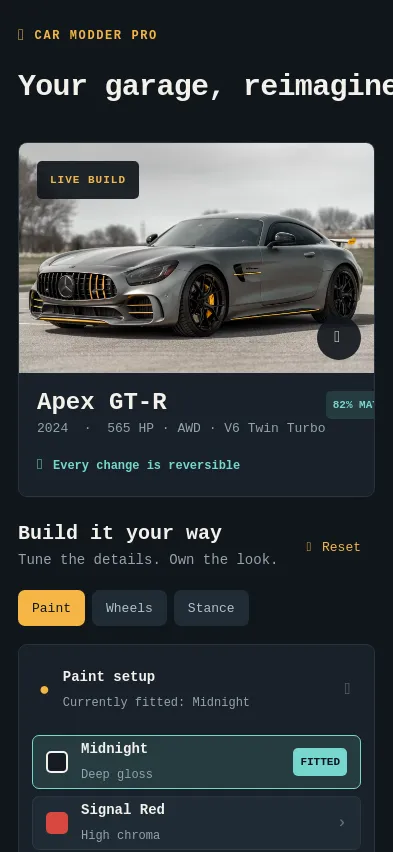 Car Modder Pro