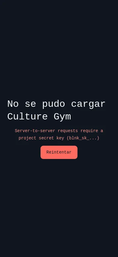 Culturify Gym