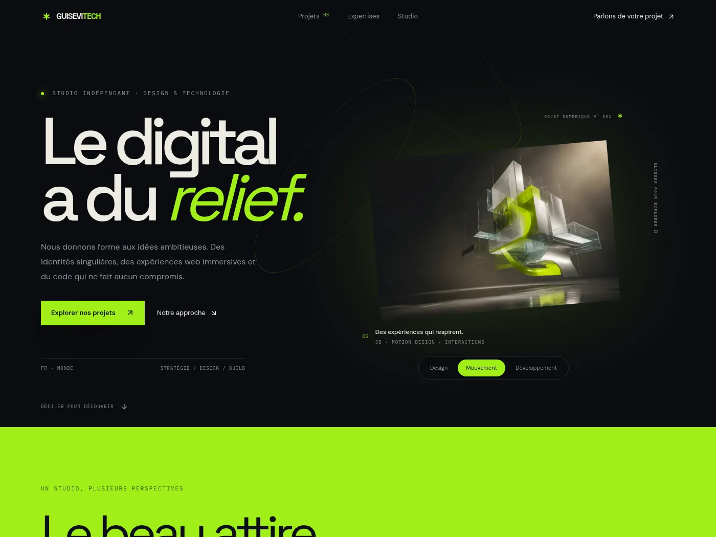 GUISEVITECH 3D Web Agency