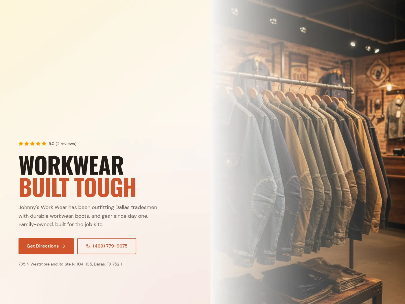 Johnny's Work Wear Site