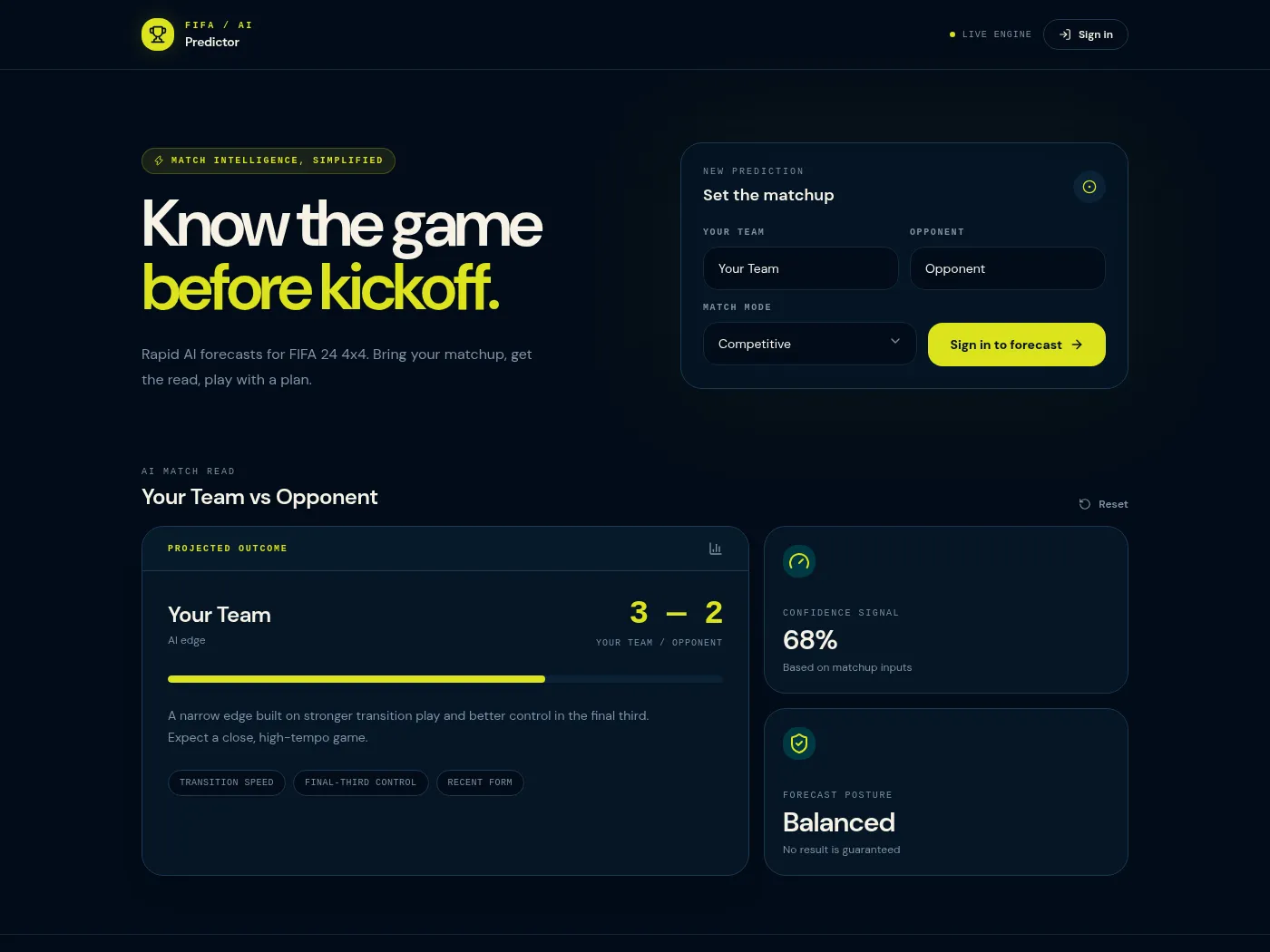FIFA AI Predictor