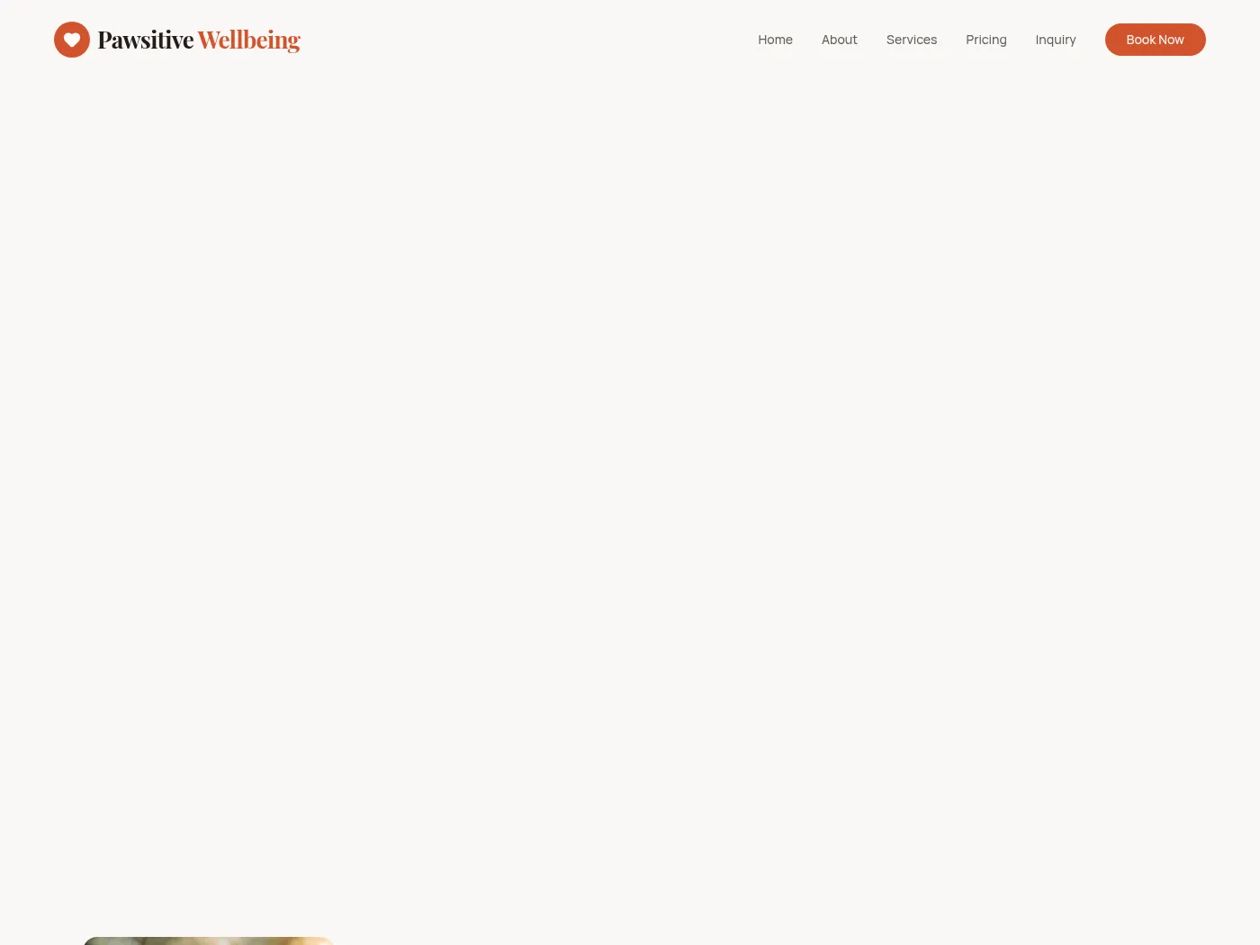 Pawsitive Wellbeing Site