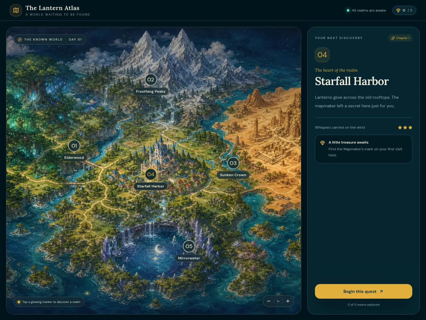 Magical Game Map