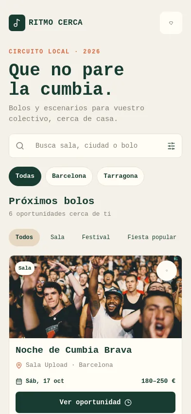 Cumbia DJ Finder
