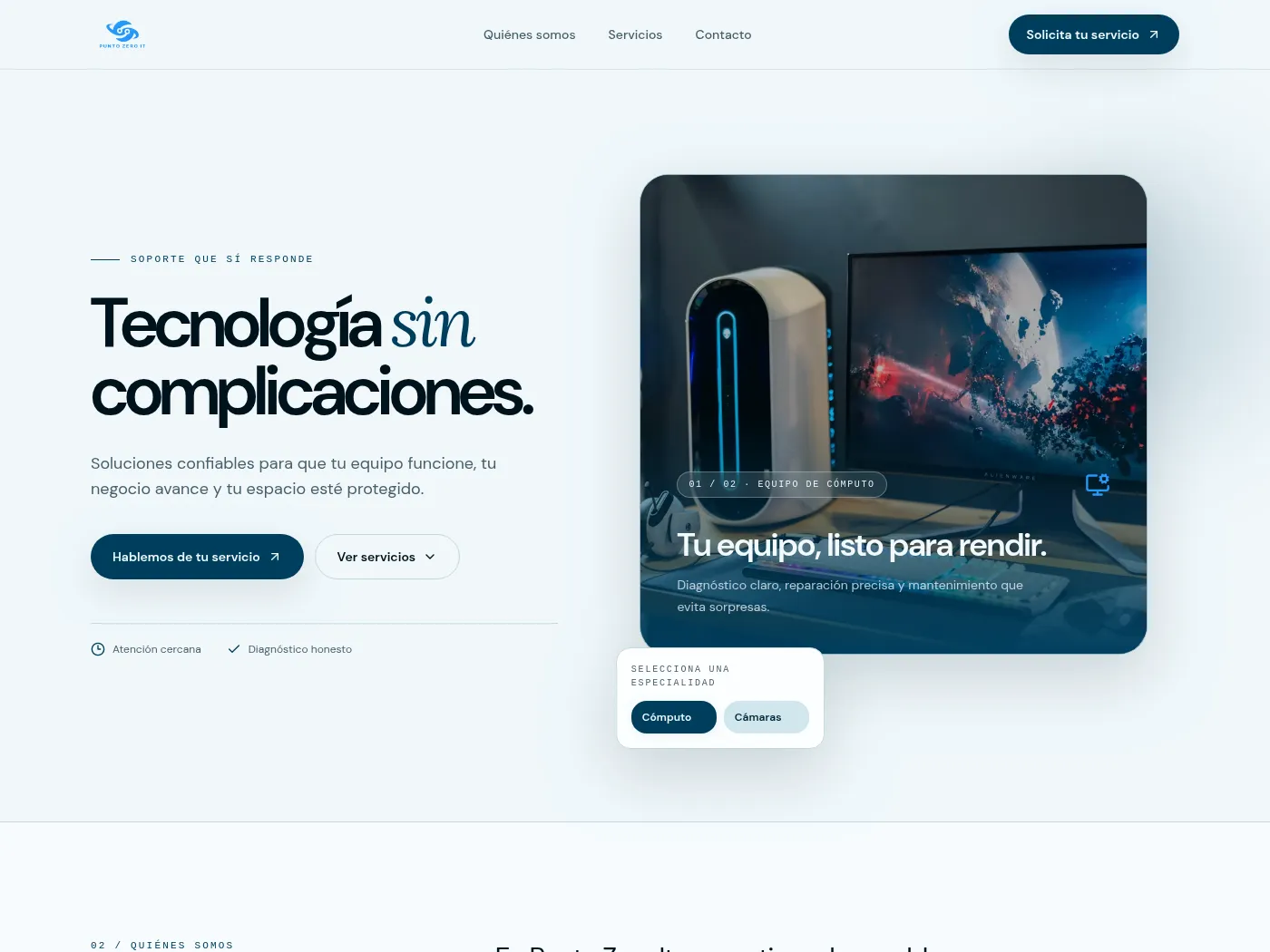 Punto Zero IT Website