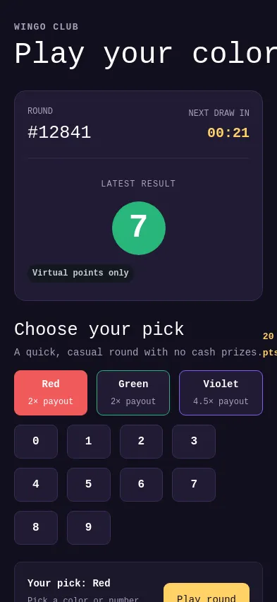 Blink Sign-Up Mobile