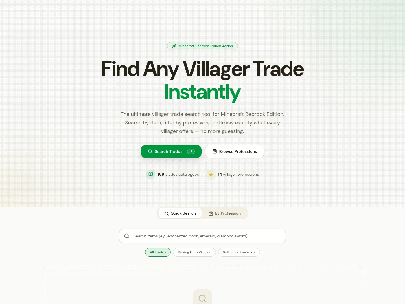 Villager Trade Enhancer
